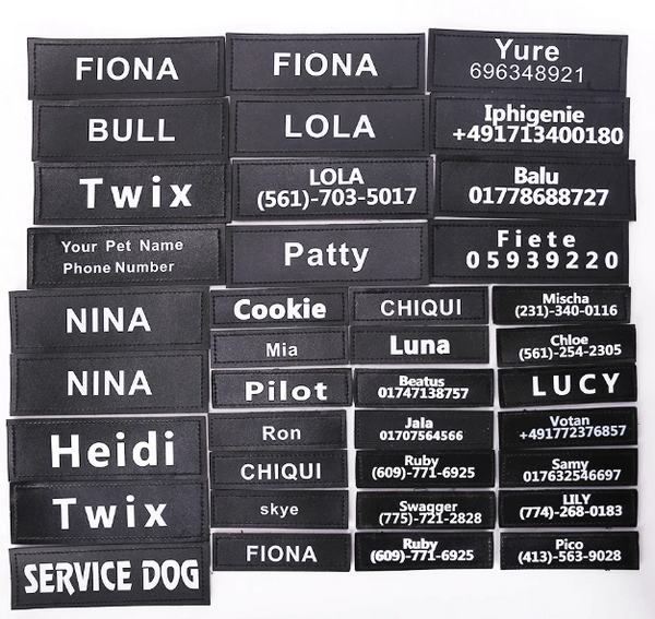 Extra Personalized ID Patch – The Harness Buddy